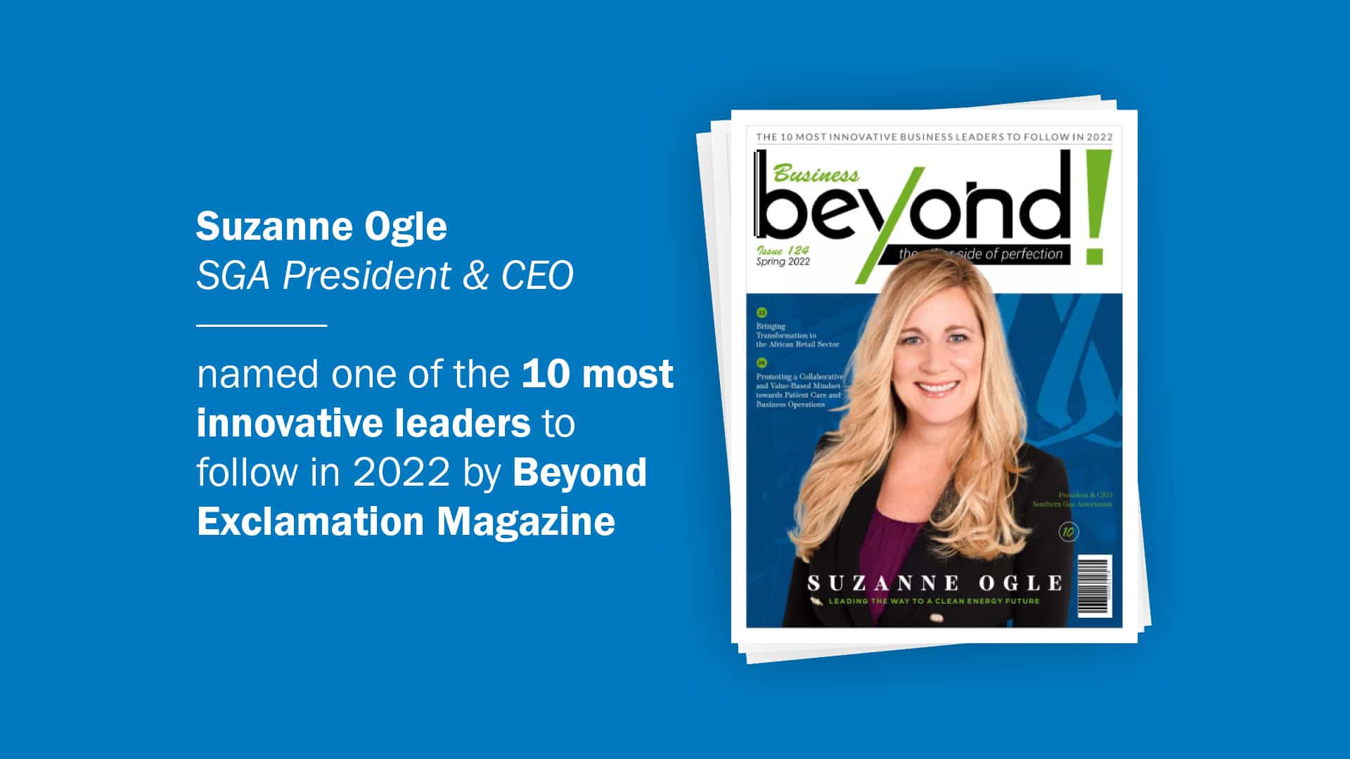 Suzanne Ogle Named One of the 10 Most Innovative Leaders to Follow in ...